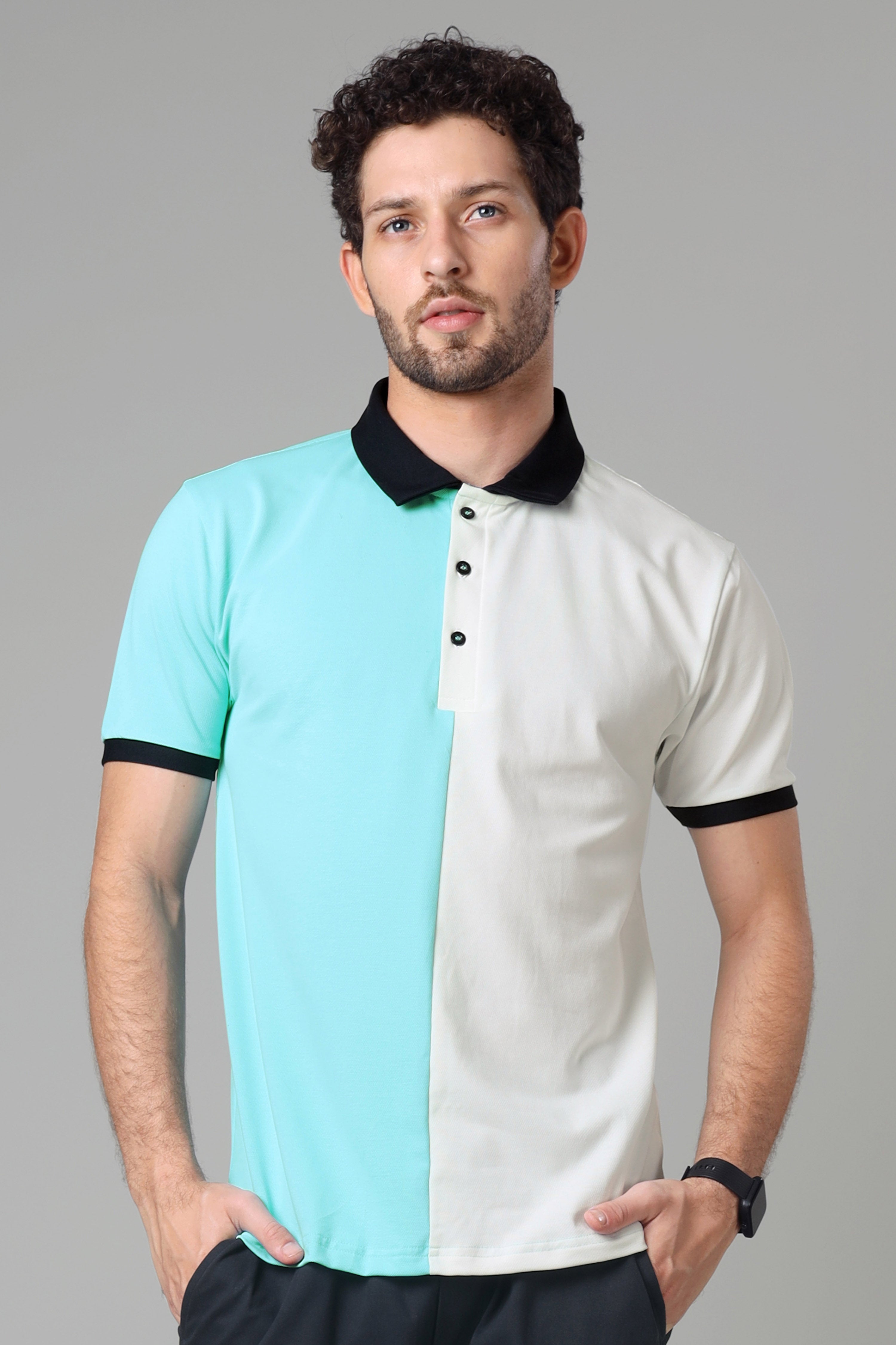 Exclusive Arctic Blue Smart Polo T-Shirt For Men – neofaa.com