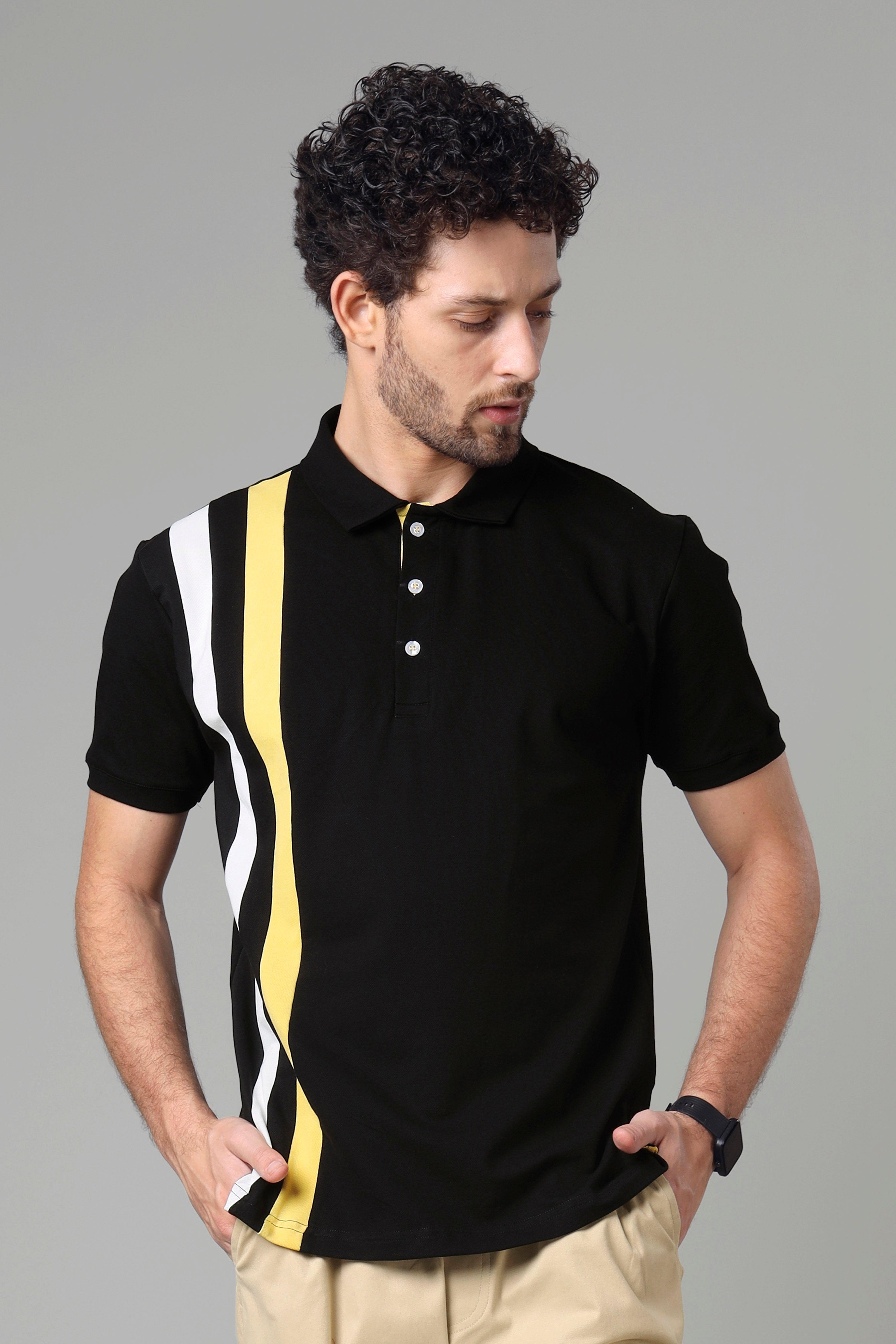 Exclusive Black Smart Polo T-Shirt For Men – neofaa.com