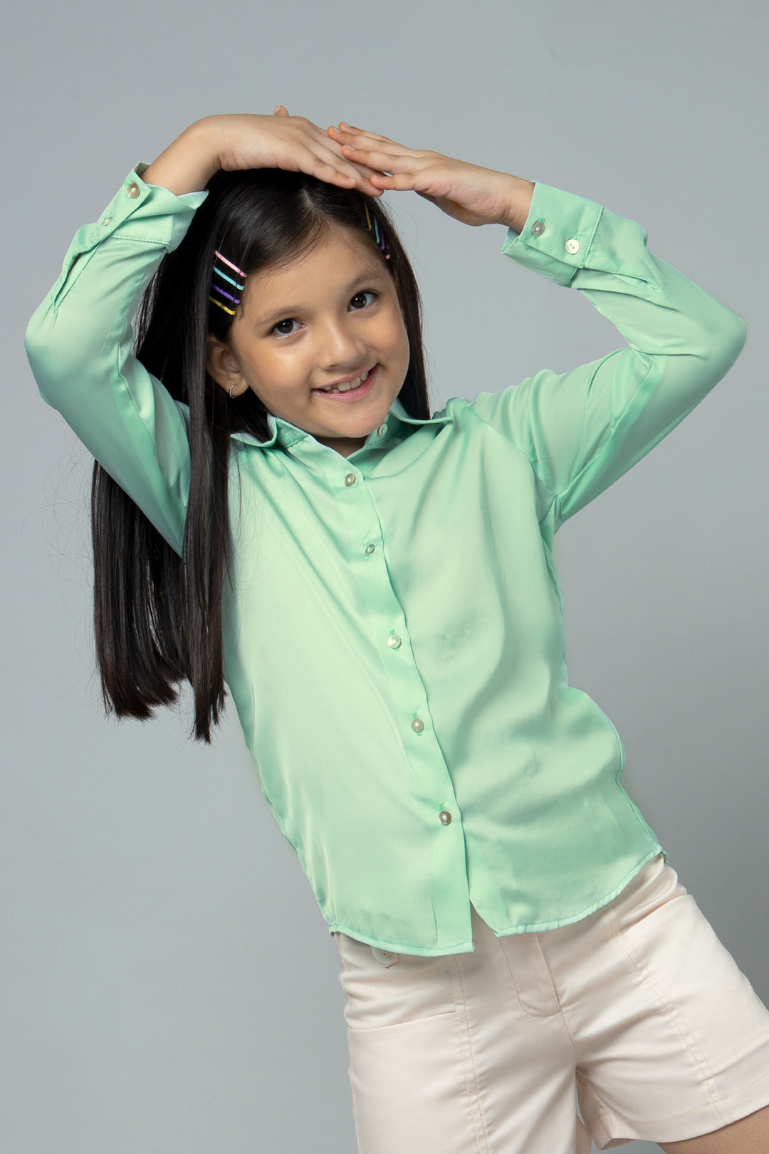Plain Regular Fit Casual Shirt For Girls – neofaa.com